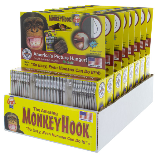 Monkey Hook Countertop Display Variety 30 Pack