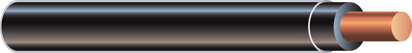THHN #12 Solid BLACK Wire, Copper Conductor (500' Spool) | OneSource Distributors