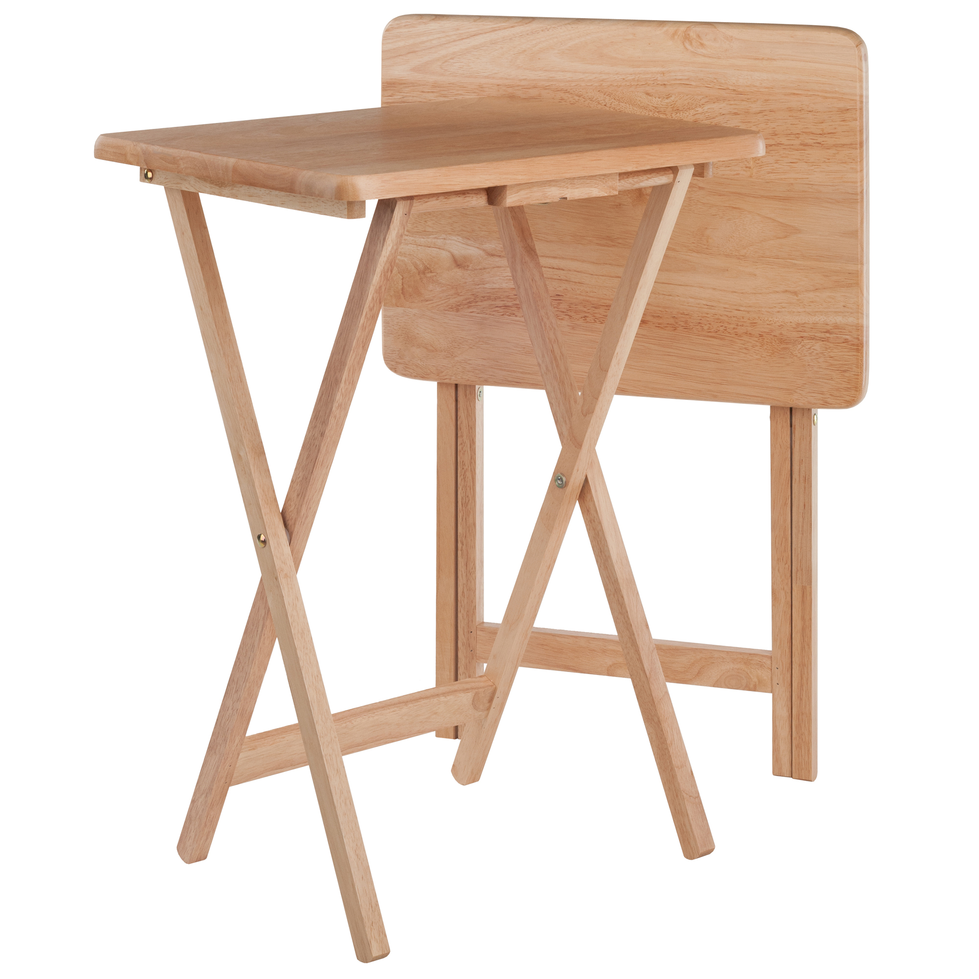 Alex 2-Pc Snack Tables, Natural - Winsome Wood