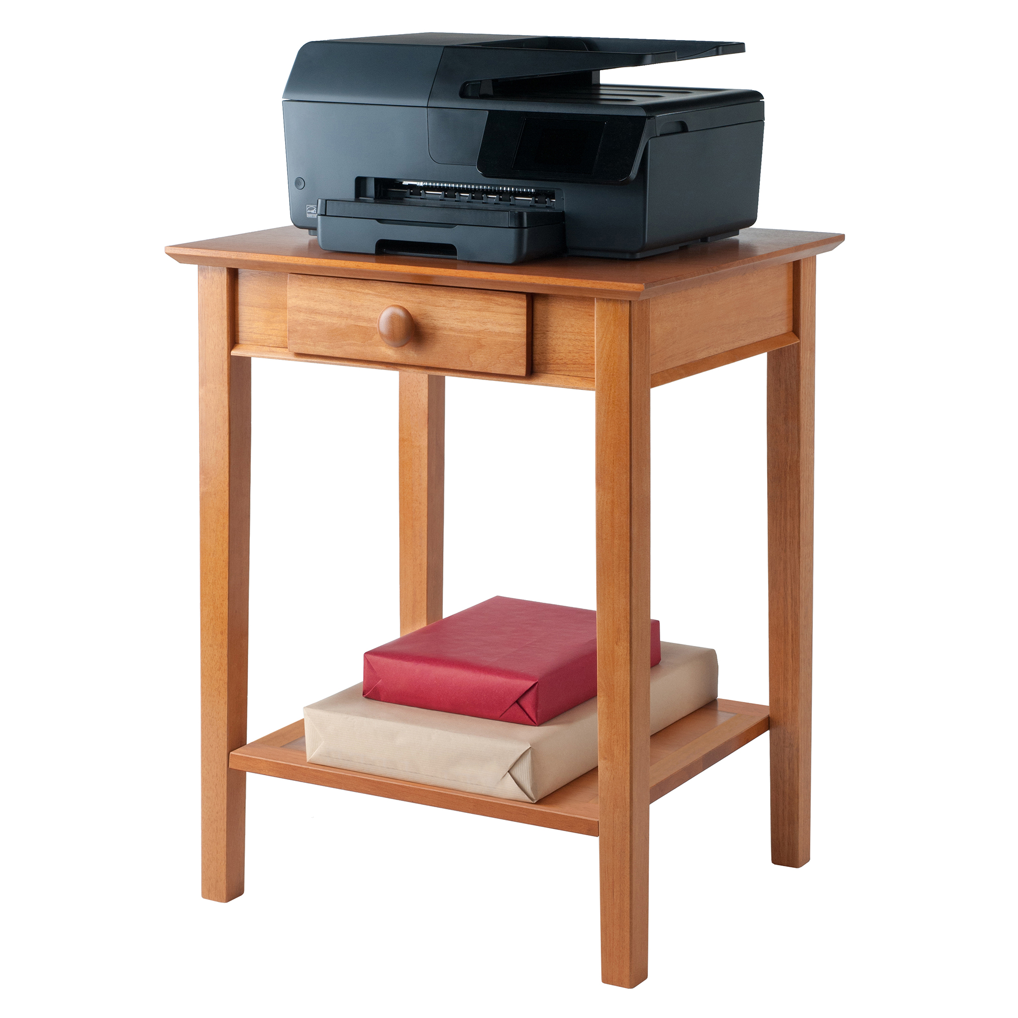 Studio Home Office Printer Stand, Honey - Winsome Wood