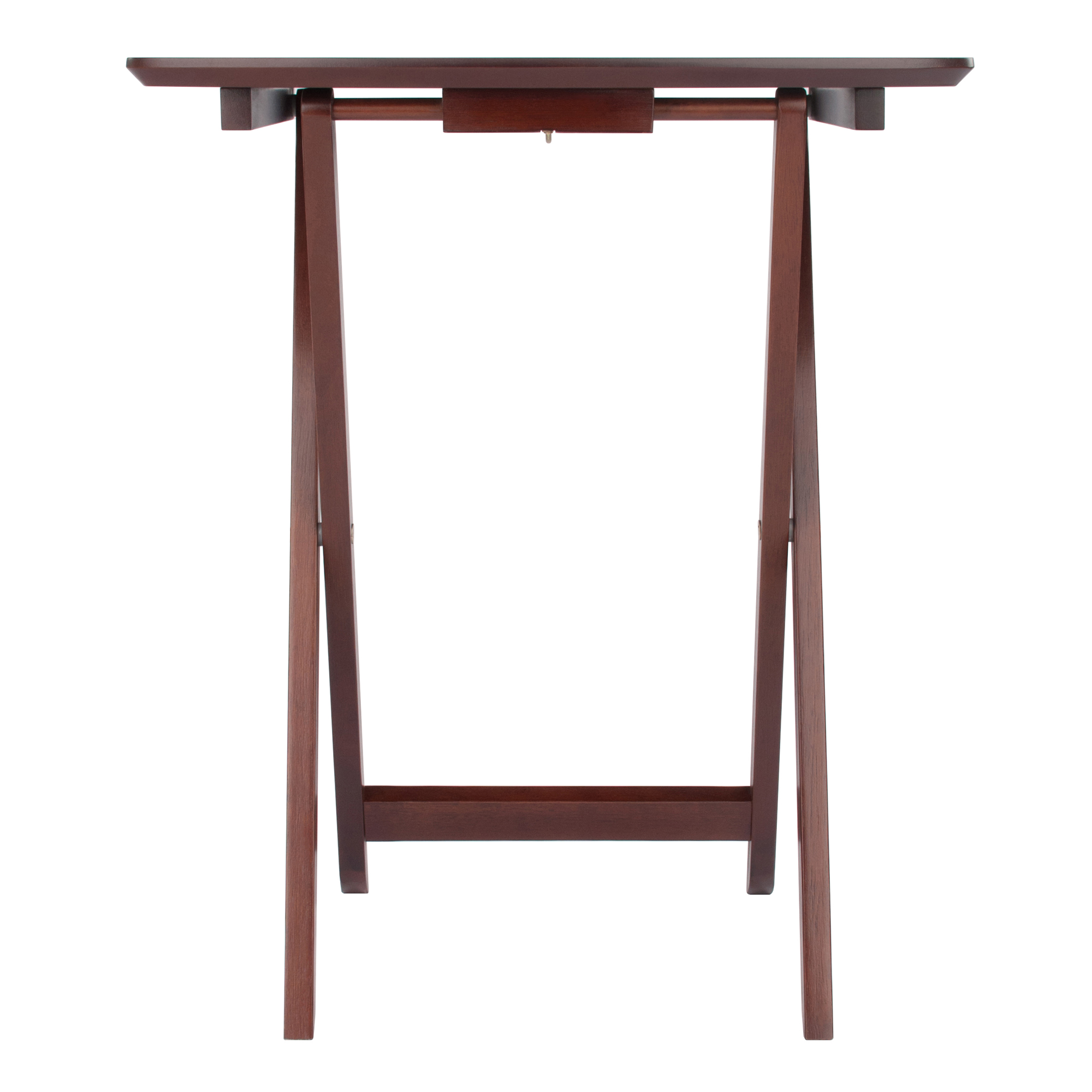Darlene 2-Pc Snack Tables, Walnut - Winsome Wood