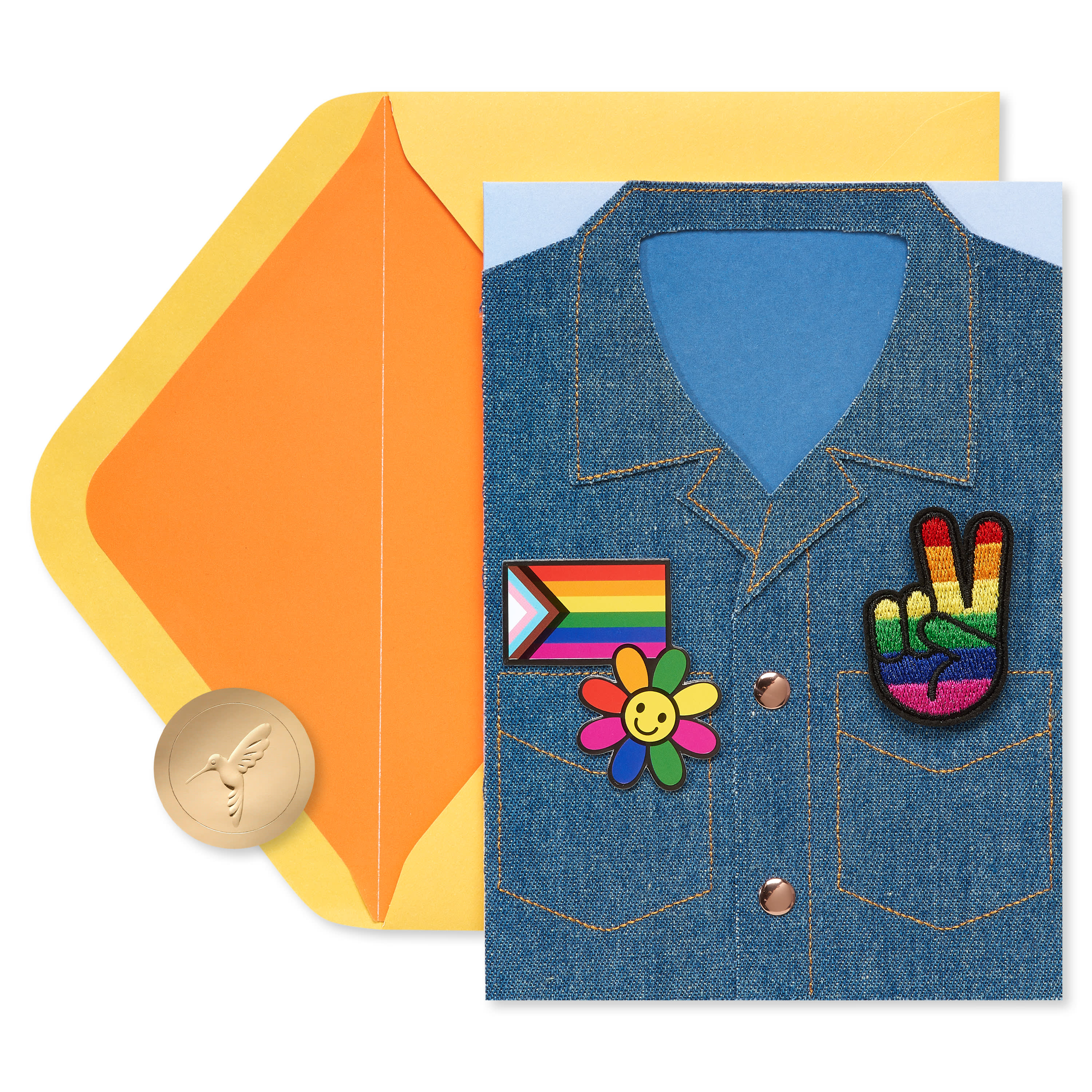 Jean Jacket Blank Pride Month Greeting Card For LGBTQIA+ - Papyrus