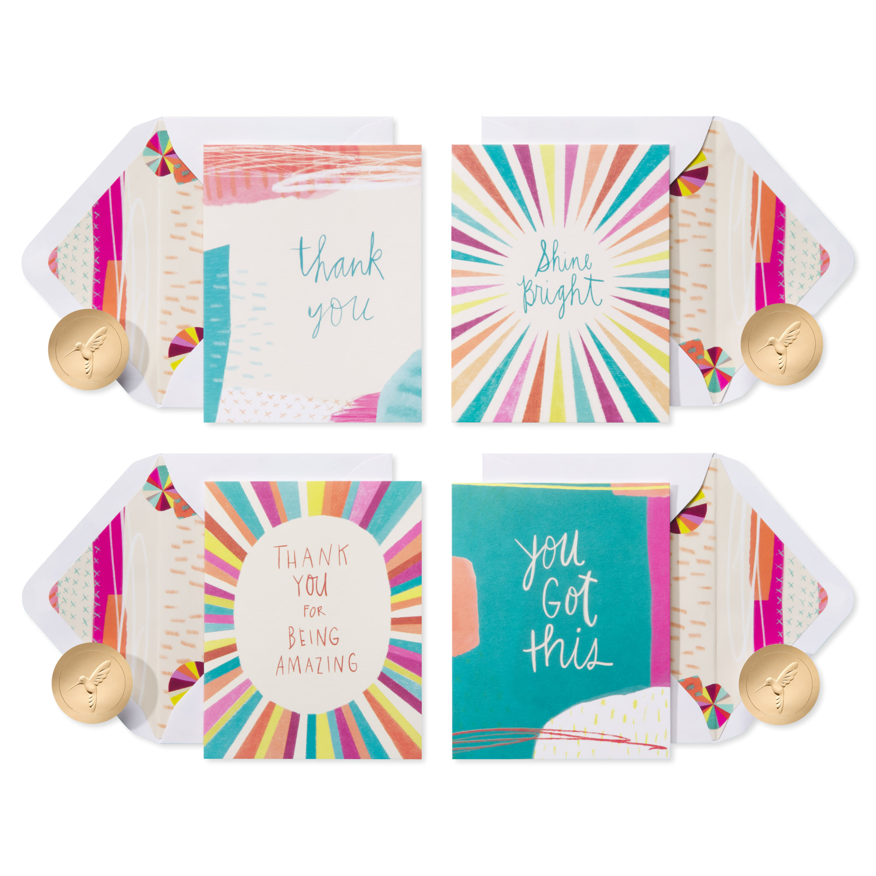 Power Affirmations Blank Encouragement Note Cards With Envelopes, 20 ...