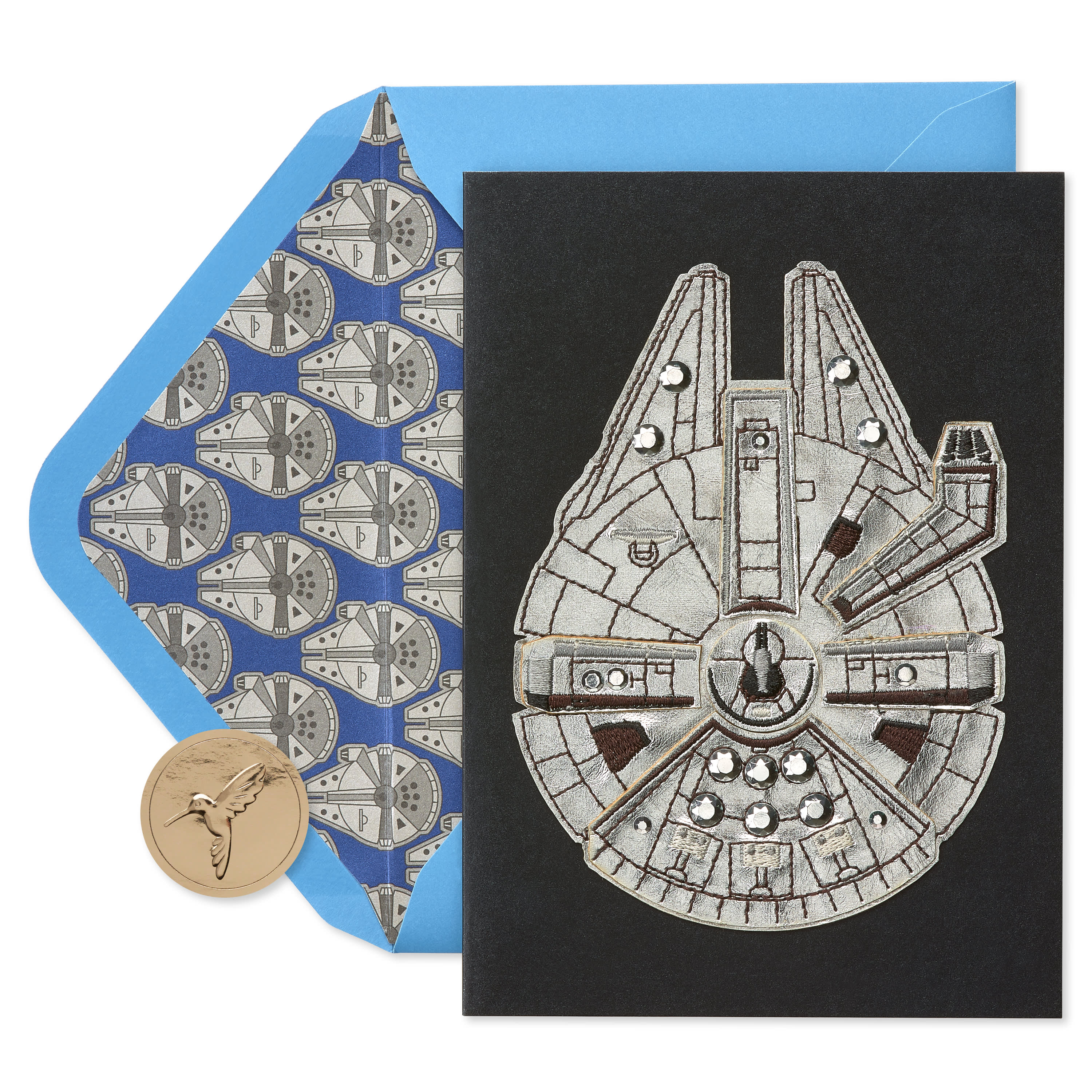 Star Wars Millennium Falcon Birthday Greeting Card - Papyrus