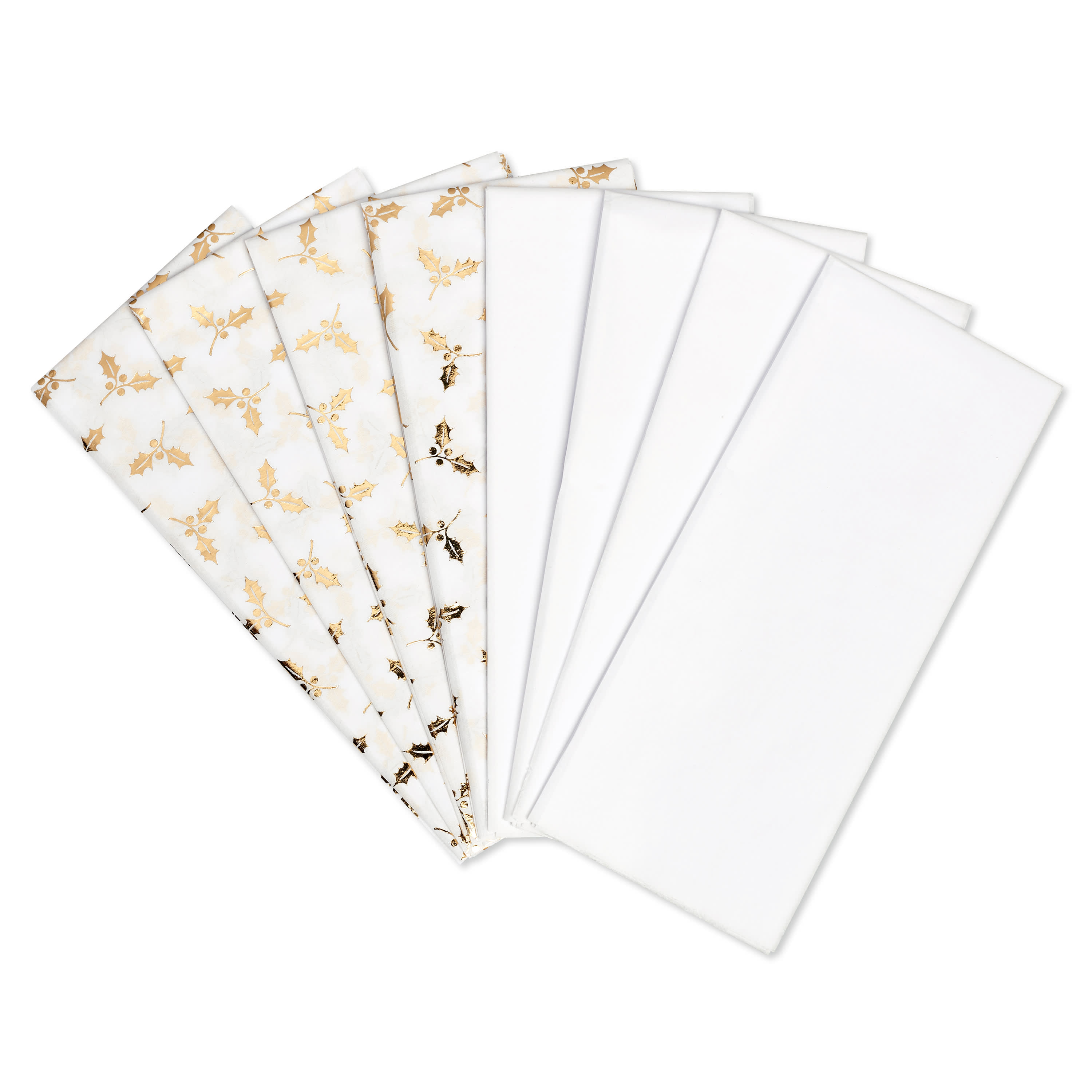 Holly Holiday Tissue Paper, 8 Sheets - Papyrus