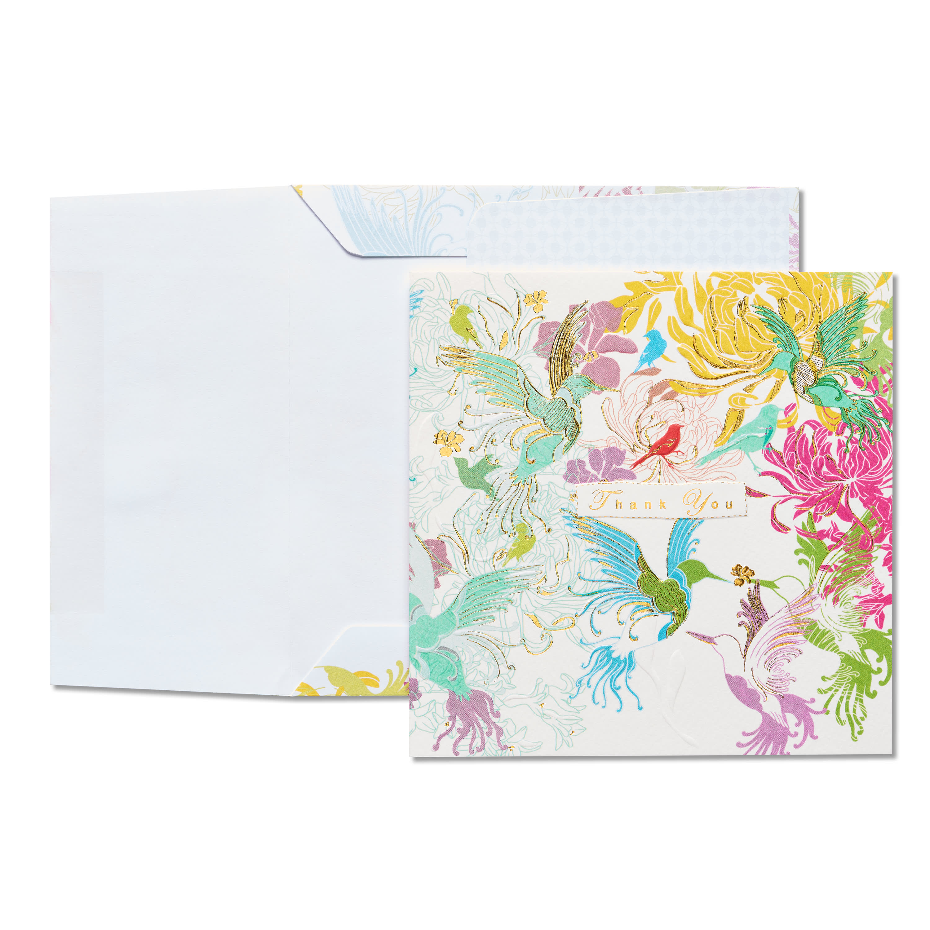 Hummingbirds Blank Thank You Greeting Card - Papyrus