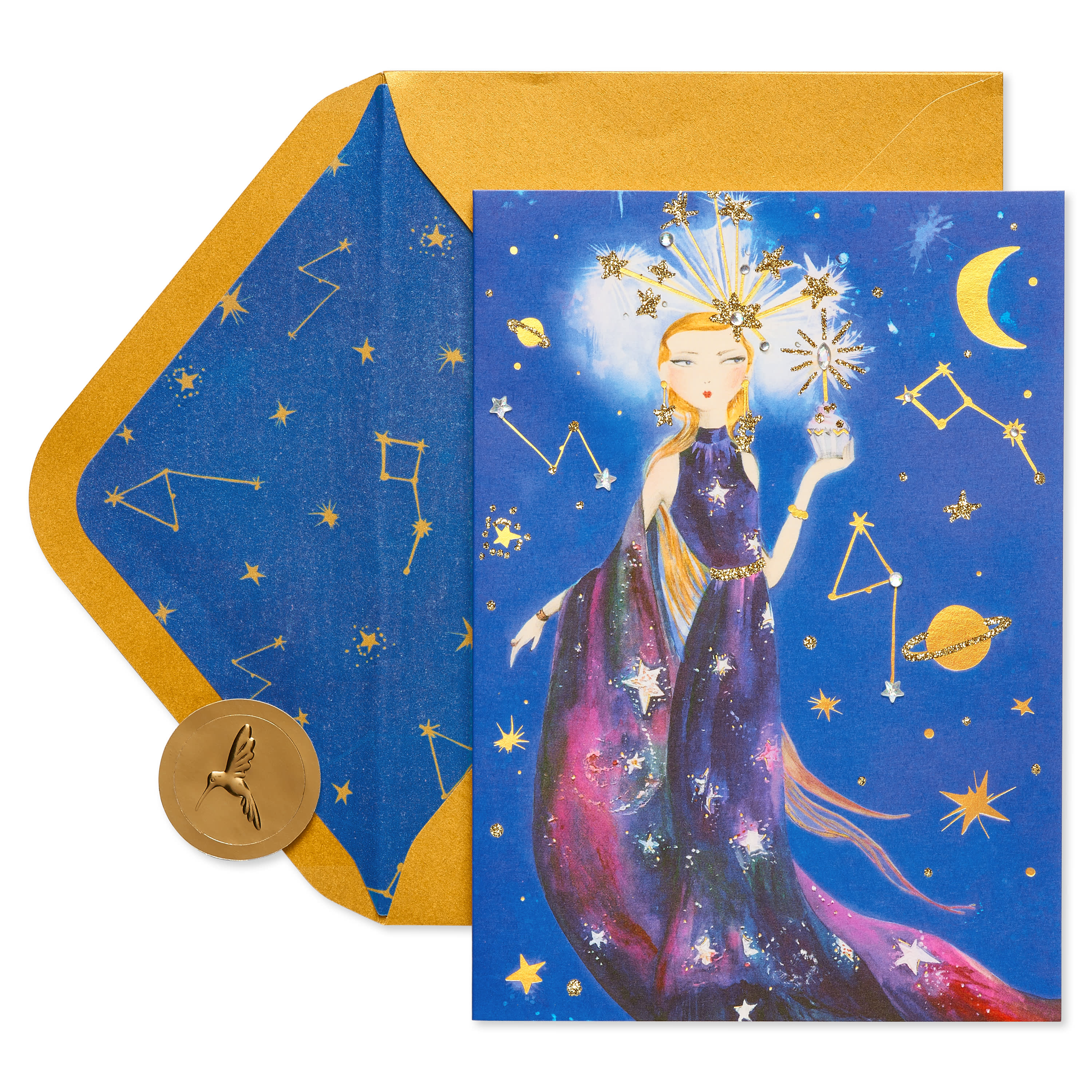 Celestial Girl Birthday Greeting Card - Papyrus