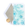 Watercolor Snowflakes Happy Holidays Greeting Card - Papyrus