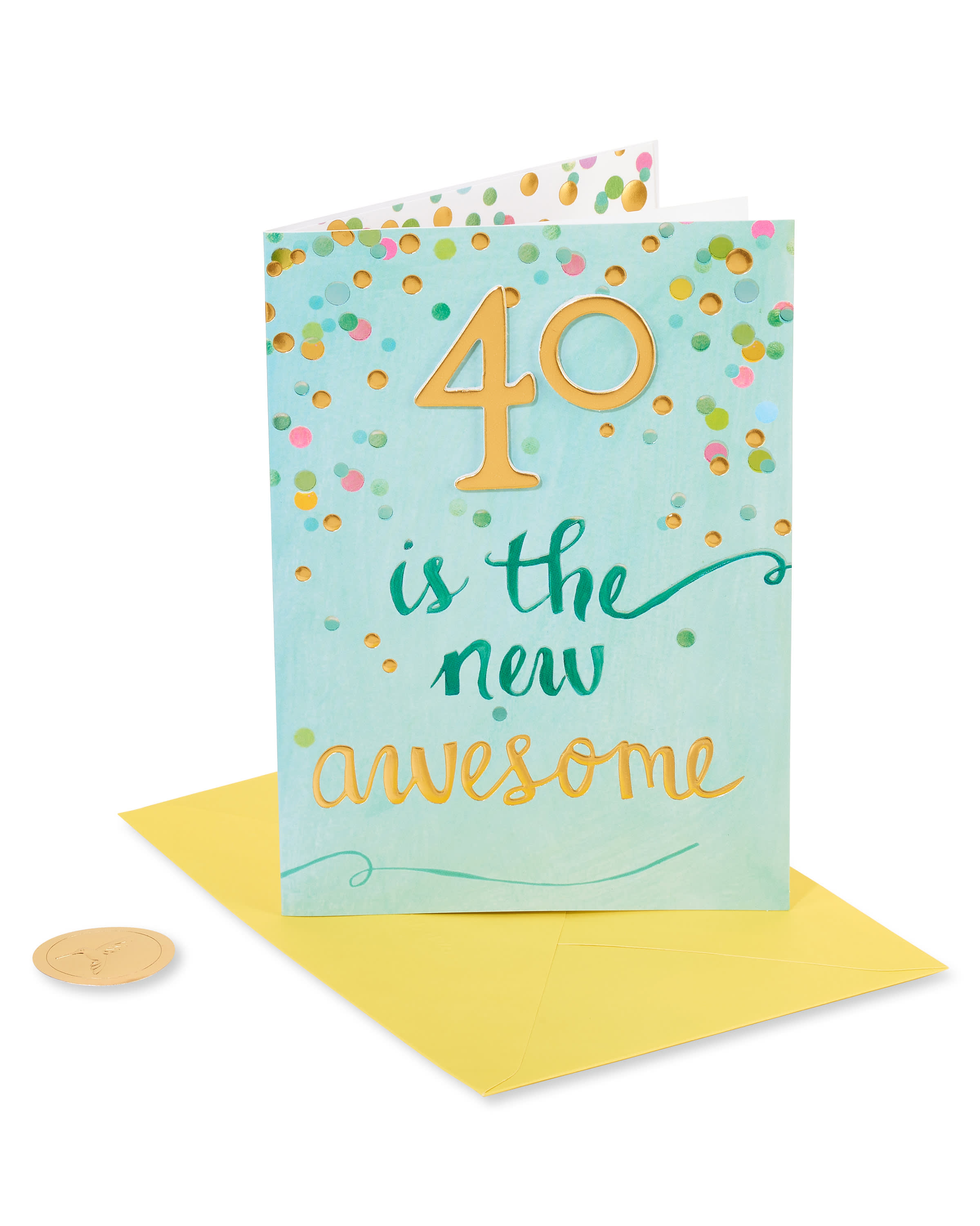 40 Is The New Awesome 40th Birthday Greeting Card | Papyrus
