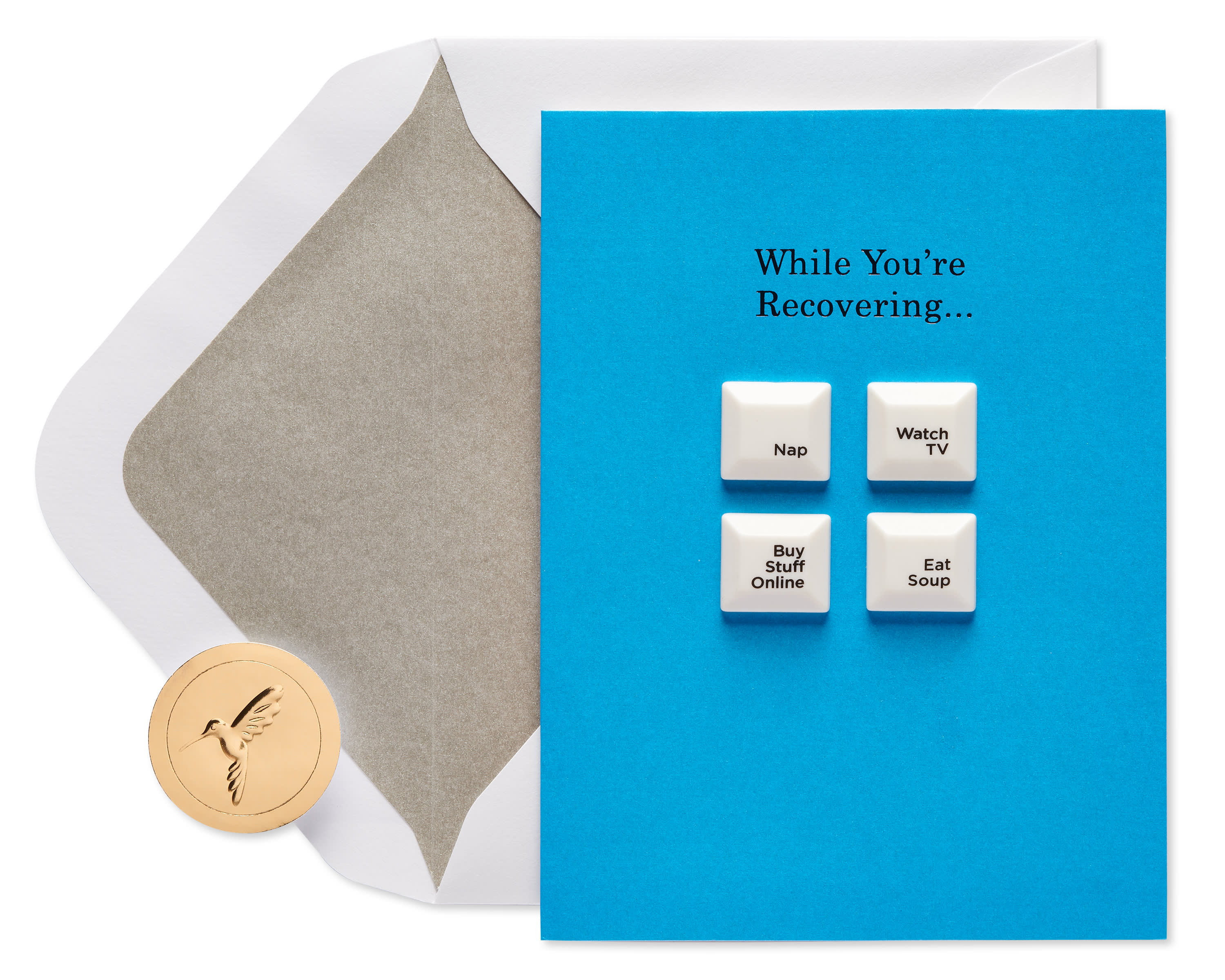 The Key To Recovery Get Well Soon Greeting Card - Papyrus