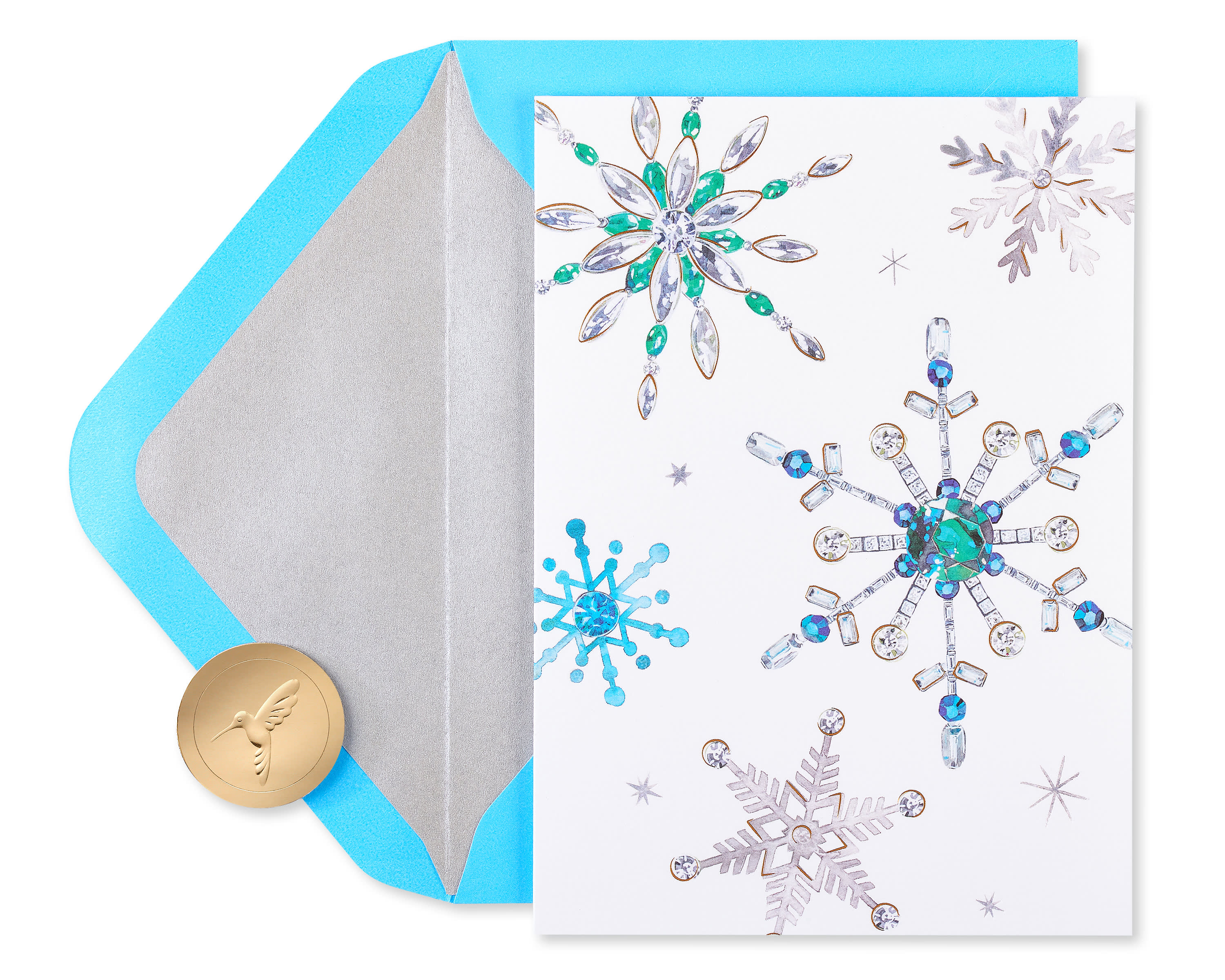 Snowflake Holiday Boxed Cards - Glitter-Free, 14-Count - Papyrus