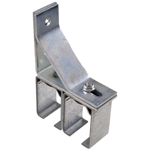 Hillman Box Rail Face Mounted Bracket Double Splice Galvanized Flagged