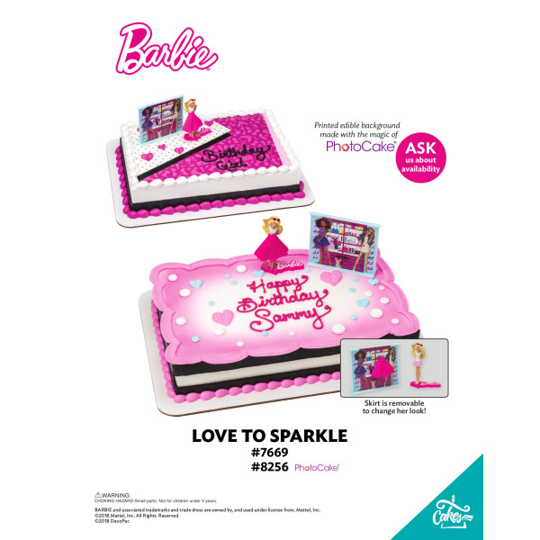 Barbie Love To Sparkle Bgi Tmoc Page | DecoPac