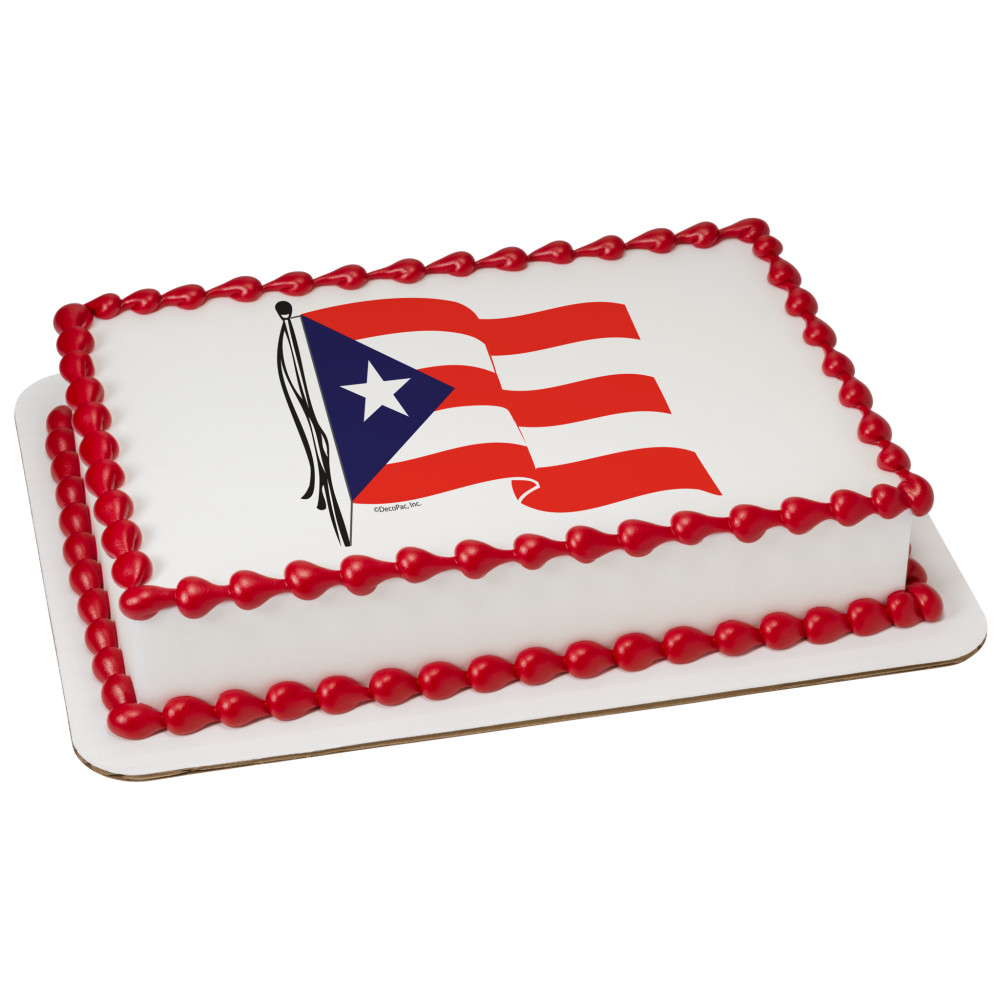 Order Puerto Rican Flag Edible Image® by PhotoCake® Cake from EL ...