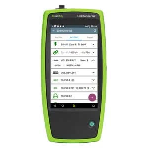 NetAlly LR-G2 LinkRunner G2, Network Tester, USB Port, 5.0 In Color LCD ...