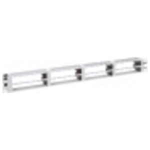 Panduit QPP48HDVNSWH Quicknet Patch Panel, Flat, 48 Vertical Numbered ...