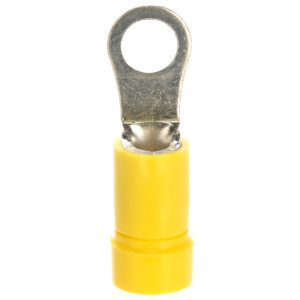 Panduit PV10-10R-L Pan-Term® PV10-10R-L Ring Terminal, Yellow, Vinyl ...