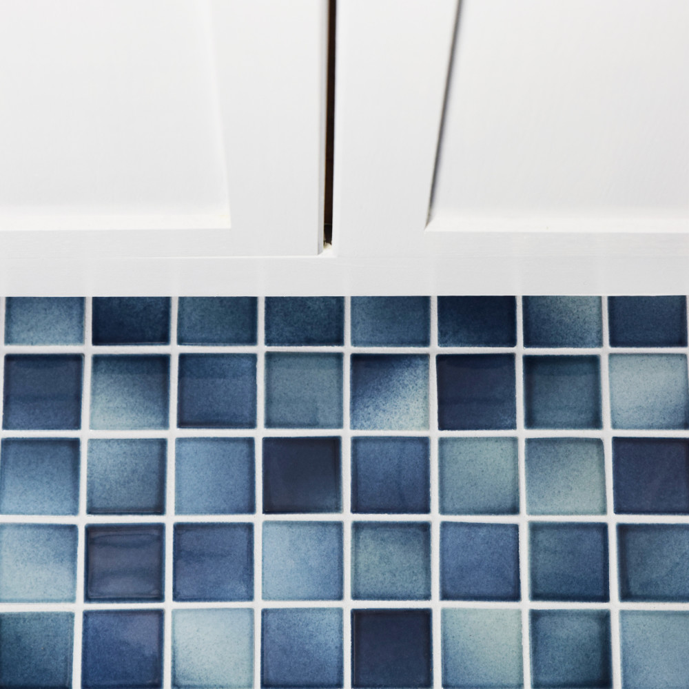 Squire Quad Stream 12-1/2 in. x 12-1/2 in. Porcelain Mosaic Tile ...