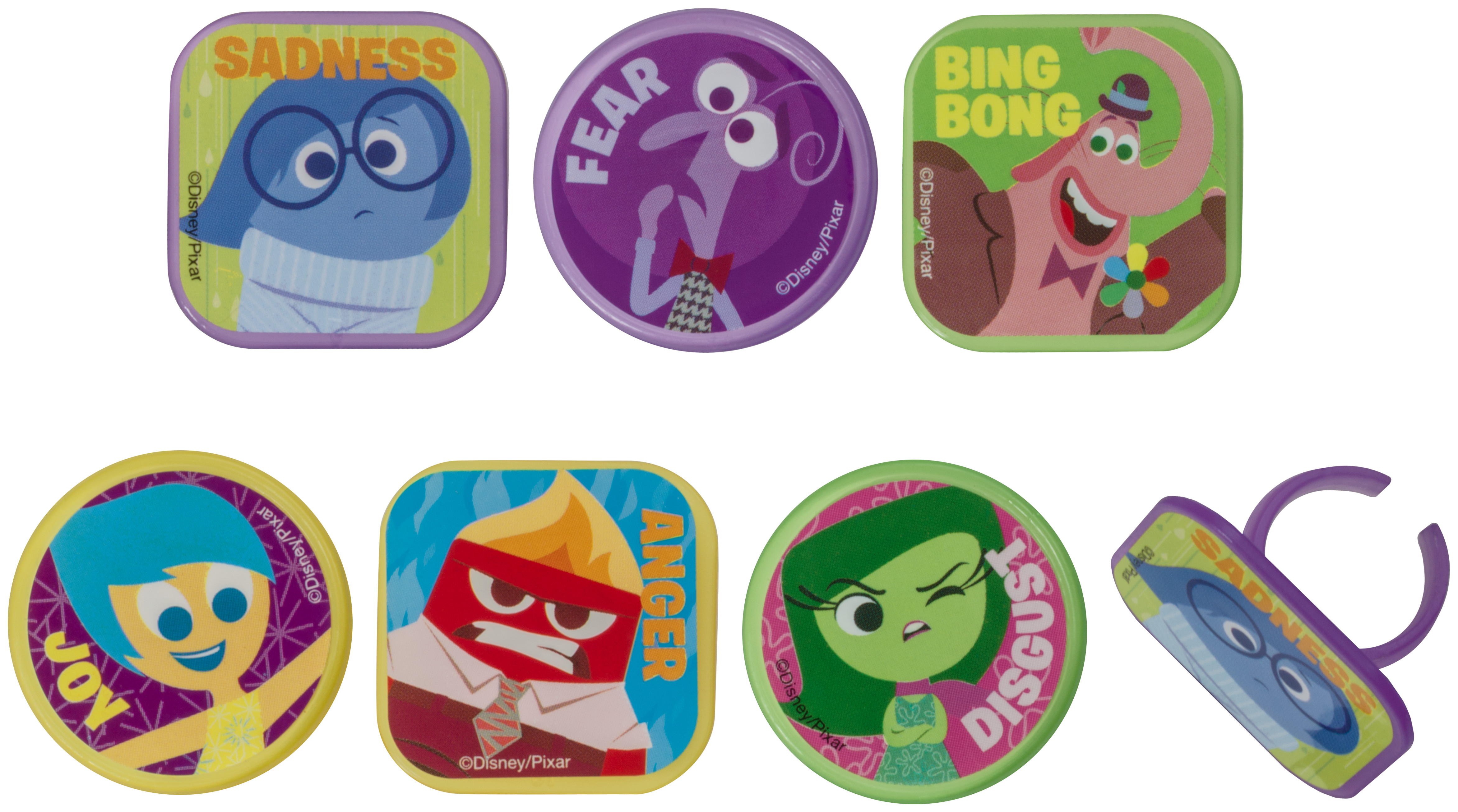 Inside Out Riley S Emotions Cupcake Rings | DecoPac