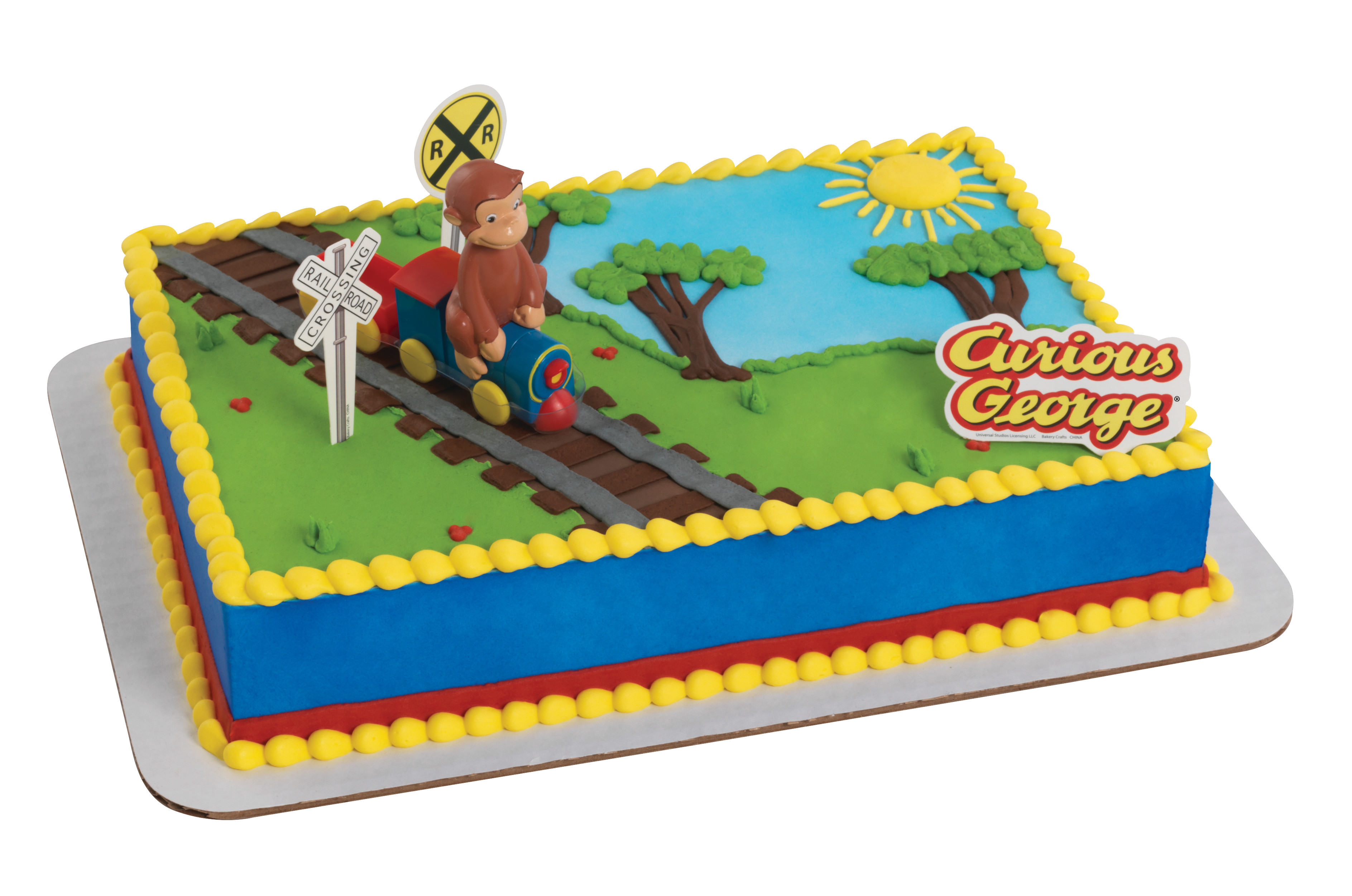 Curious George Train Decoset | DecoPac