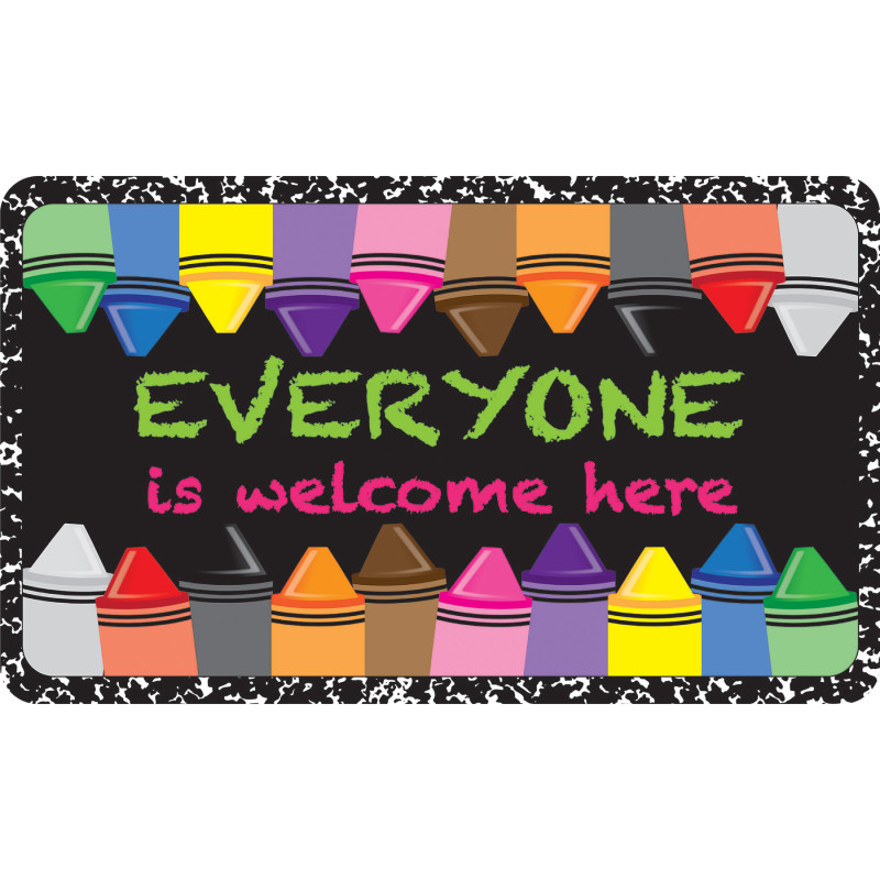 Ashley Productions® The Original Fun Mat™, Welcome Mat, 18" x 30 ...