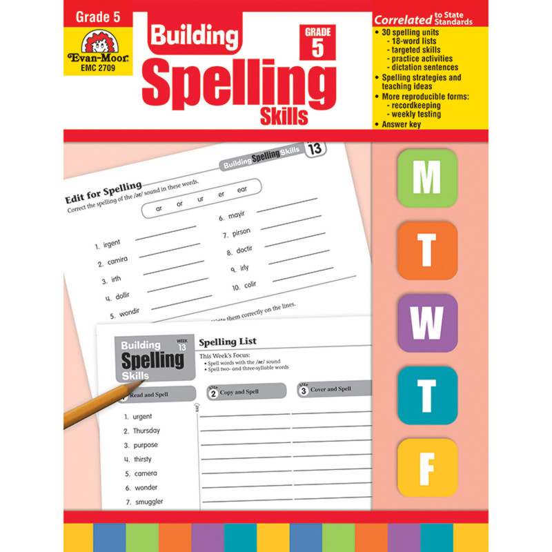 Evan-Moor Educational Publishers Building Spelling Skills, Teacher's ...