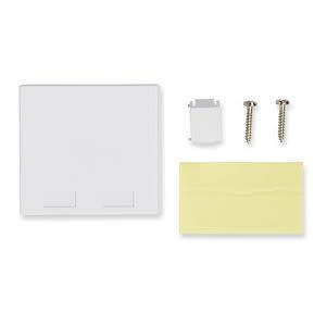 Belden AX105353-EW KeyConnect Side Entry Box, Plastic, Flush Mount, 2 ...