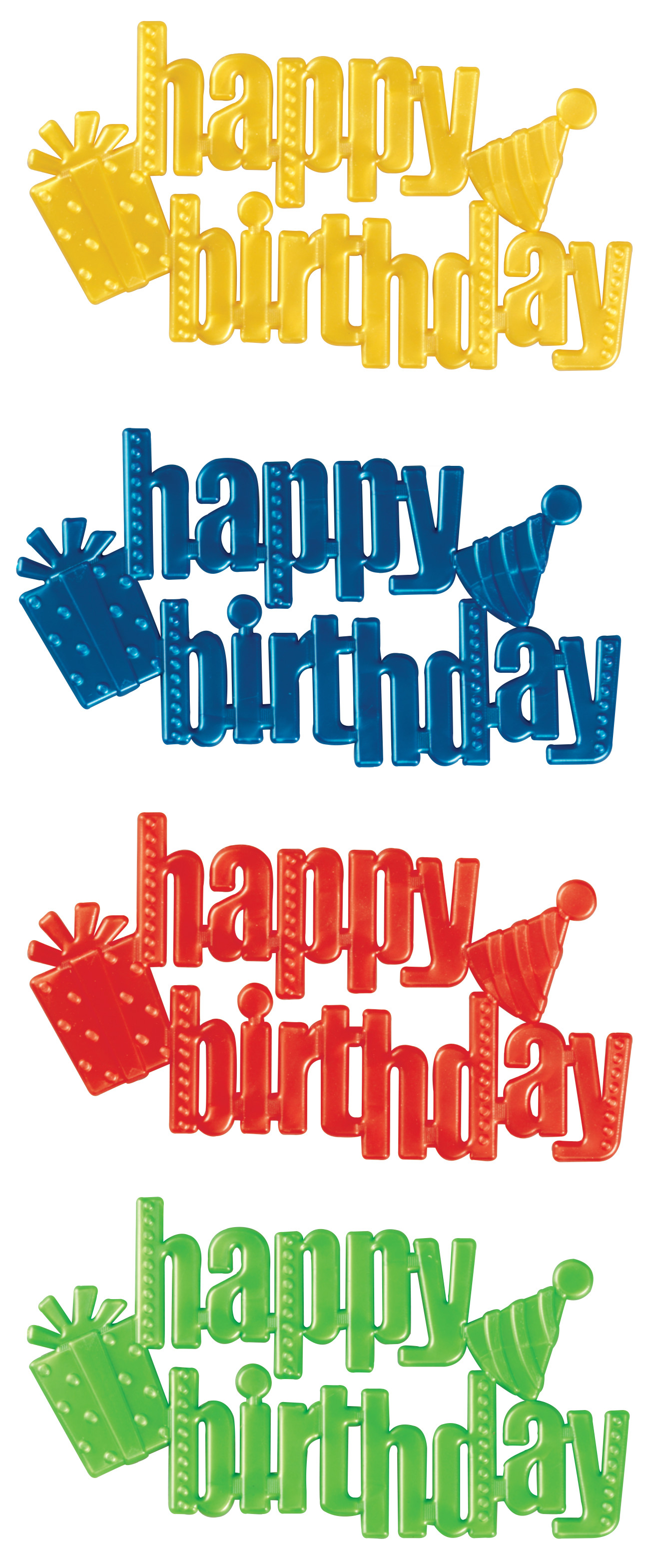 Happy Birthday Script Assortment Layons | DecoPac