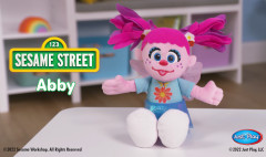 Sesame Street Friends 8-inch Abby Cadabby Sustainable Plush Stuffed Toy, Kids Toys for Ages 18 ...