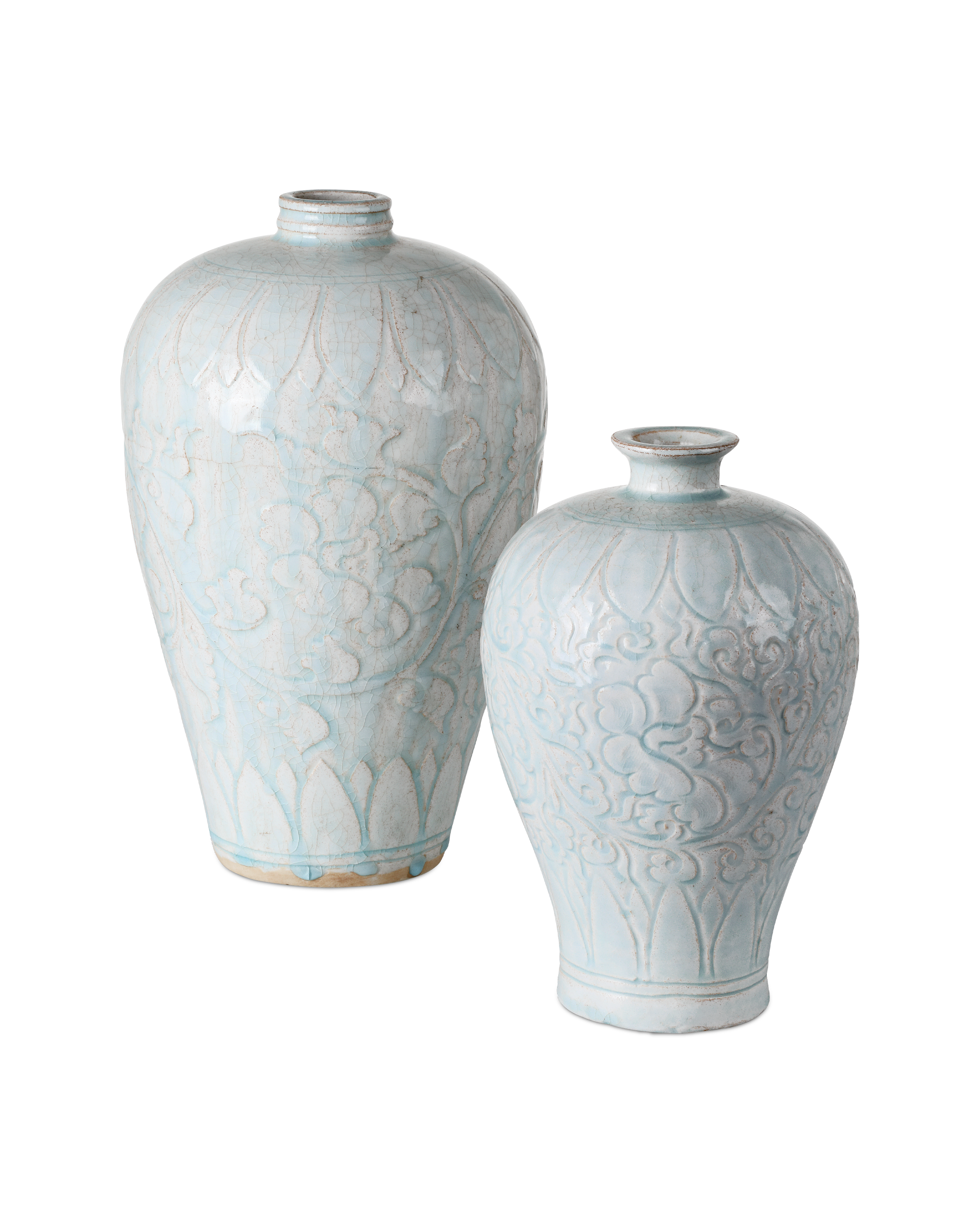 Nanjing Light Blue Vases Set of 2