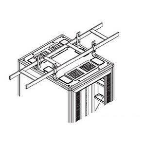 Chatsworth 10506-716 Cable Runway Elevation Kit For Cabinets, 4 In. - 6 ...