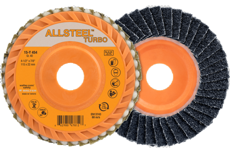 Versatile industrial grade flap disc for aggressive removal