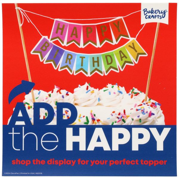 Add Decorations Cling | DecoPac