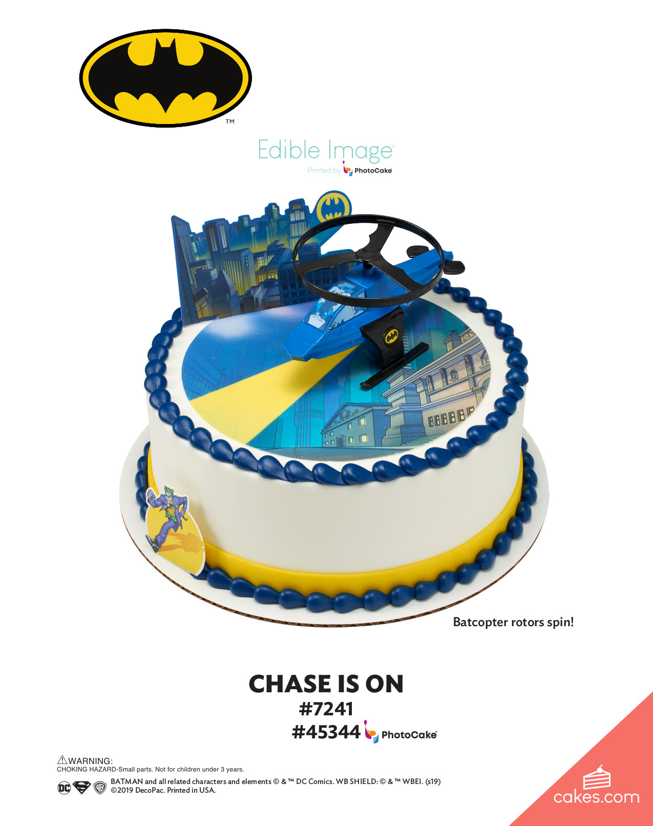 Batman Chase Is On Decoset 7827a03e 22fa 414d A4d2 8a76b793102f | DecoPac