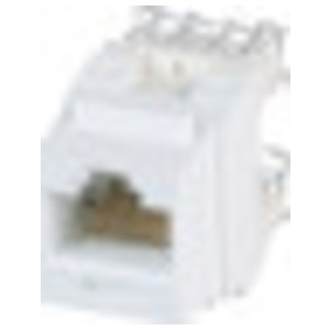 Panduit NK688MWH NetKey® Cat 6 Keystone Punchdown Jack Module, White ...