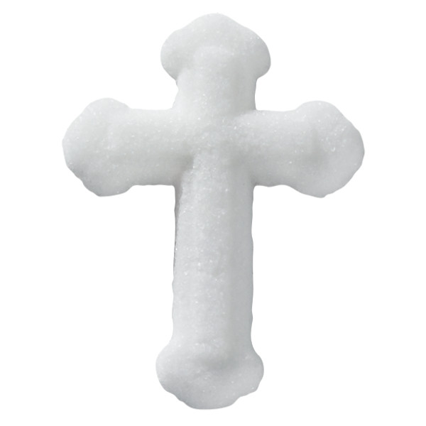 Small White Cross Dec Ons Decorations | DecoPac