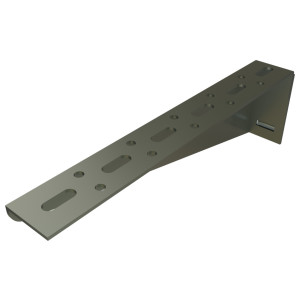 Unistrut (Atkore) P2496L HG Strut Bracket, 1-5/8"x 16"x 4-7/16", HG ...