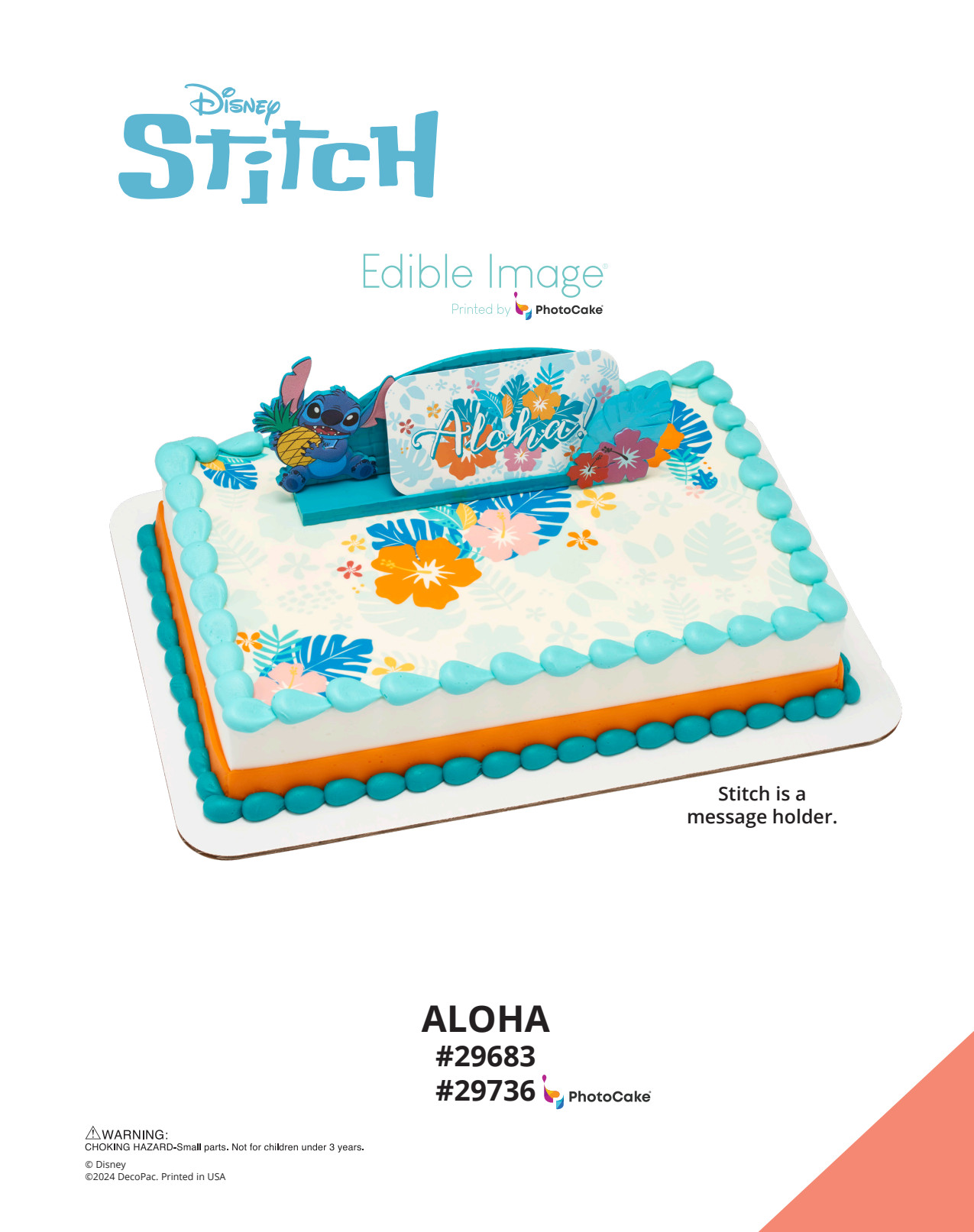Disney S Stitch Aloha | DecoPac