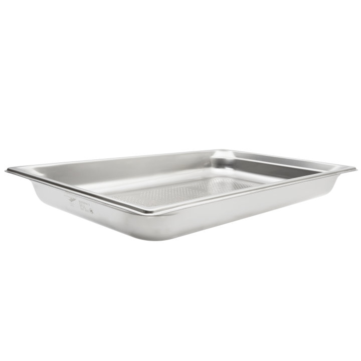 Full-size 2-inch-deep Super Pan 3® stainless steel perforated steam ...