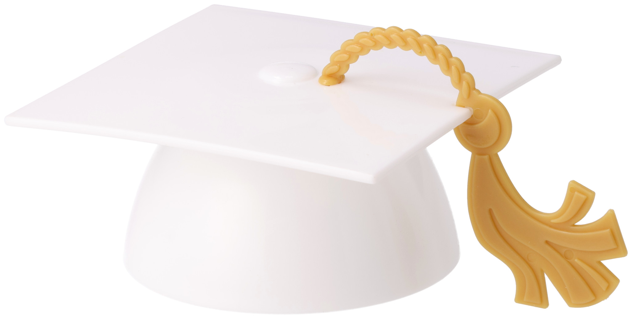White Grad Cap With Tassel | DecoPac