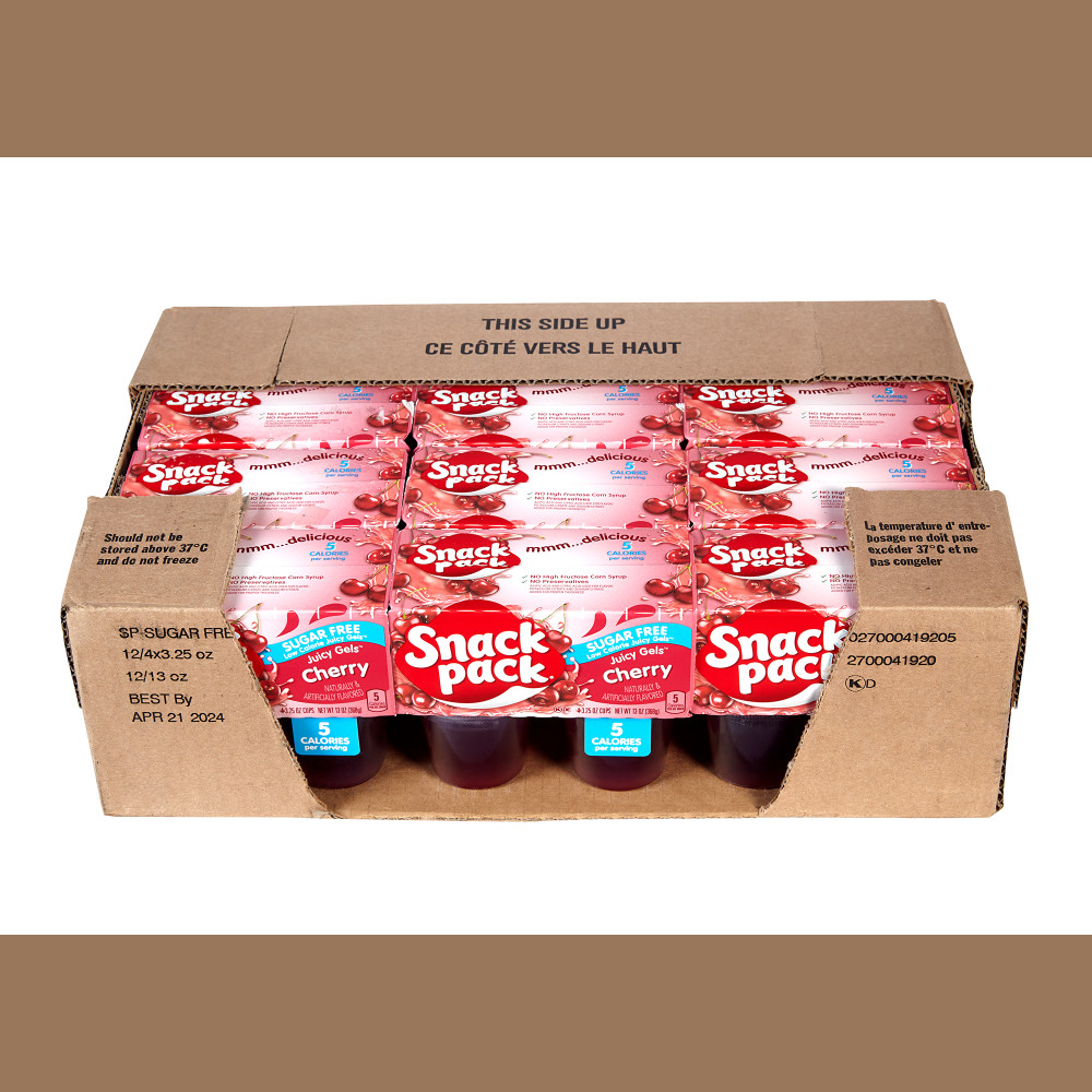 Sugar-Free Cherry Gels Snack Pack | Conagra Foodservice
