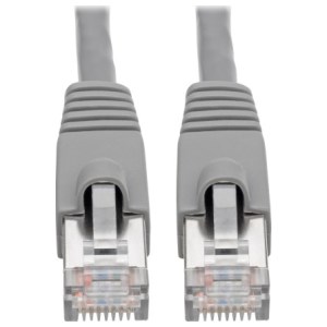 Tripp Lite (Eaton) N262-025-GY Cat6a 10G Snagless Shielded STP Ethernet Cable (RJ45 M/M), PoE ...