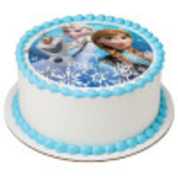 Disney Frozen Olaf Elsa And Anna Photocake Image | DecoPac