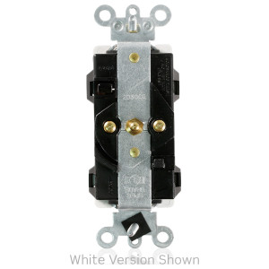 Leviton MD830-IGT Lev-Lok Decora Plus Isolated Ground Duplex Receptacle ...