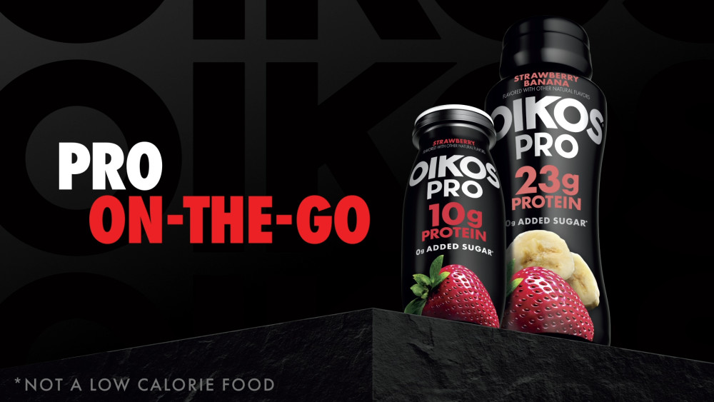 Oikos Pro Mixed Berry Dairy Drink, 10g of Protein, 0g Added Sugar ...