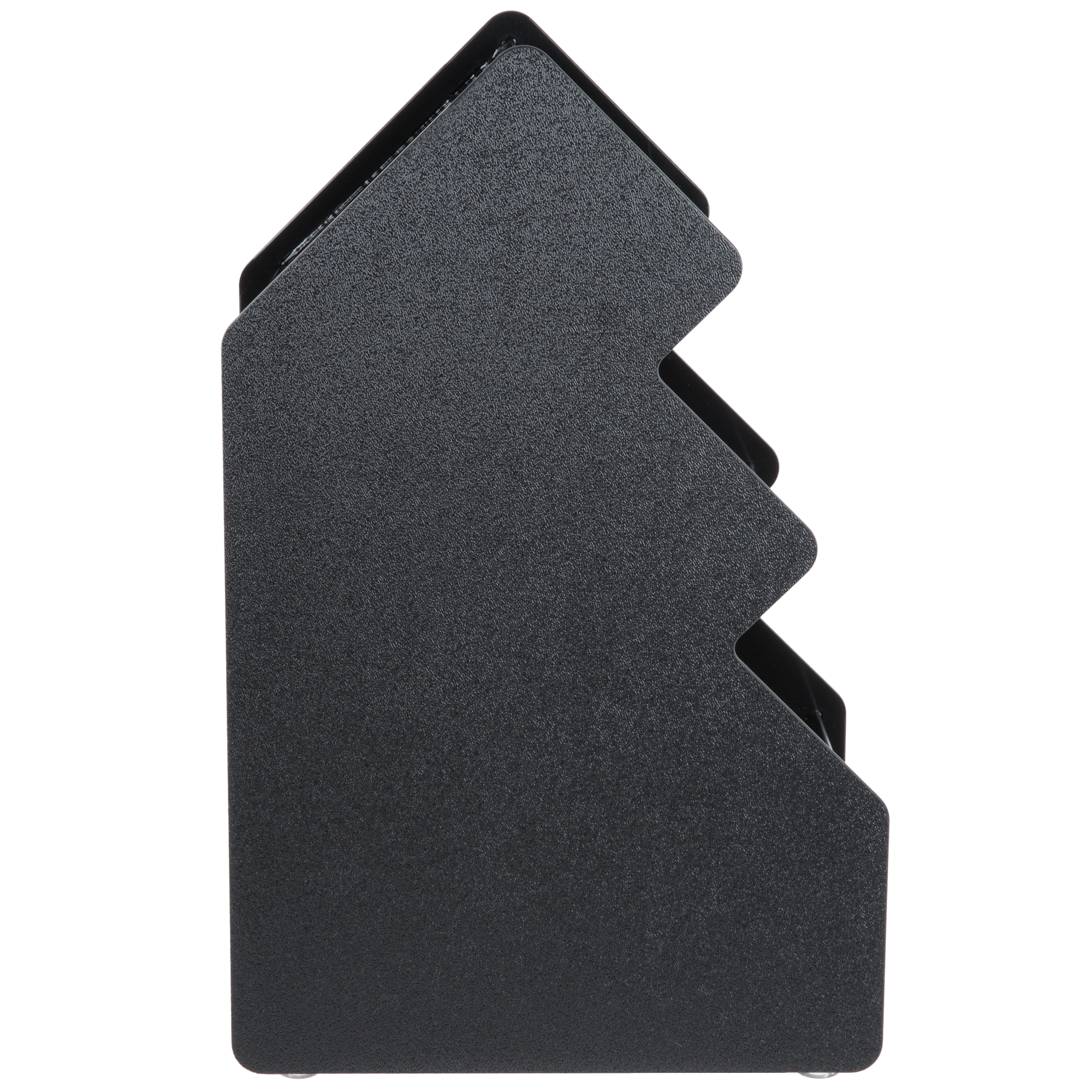 Three-compartment countertop packaged condiment organizer