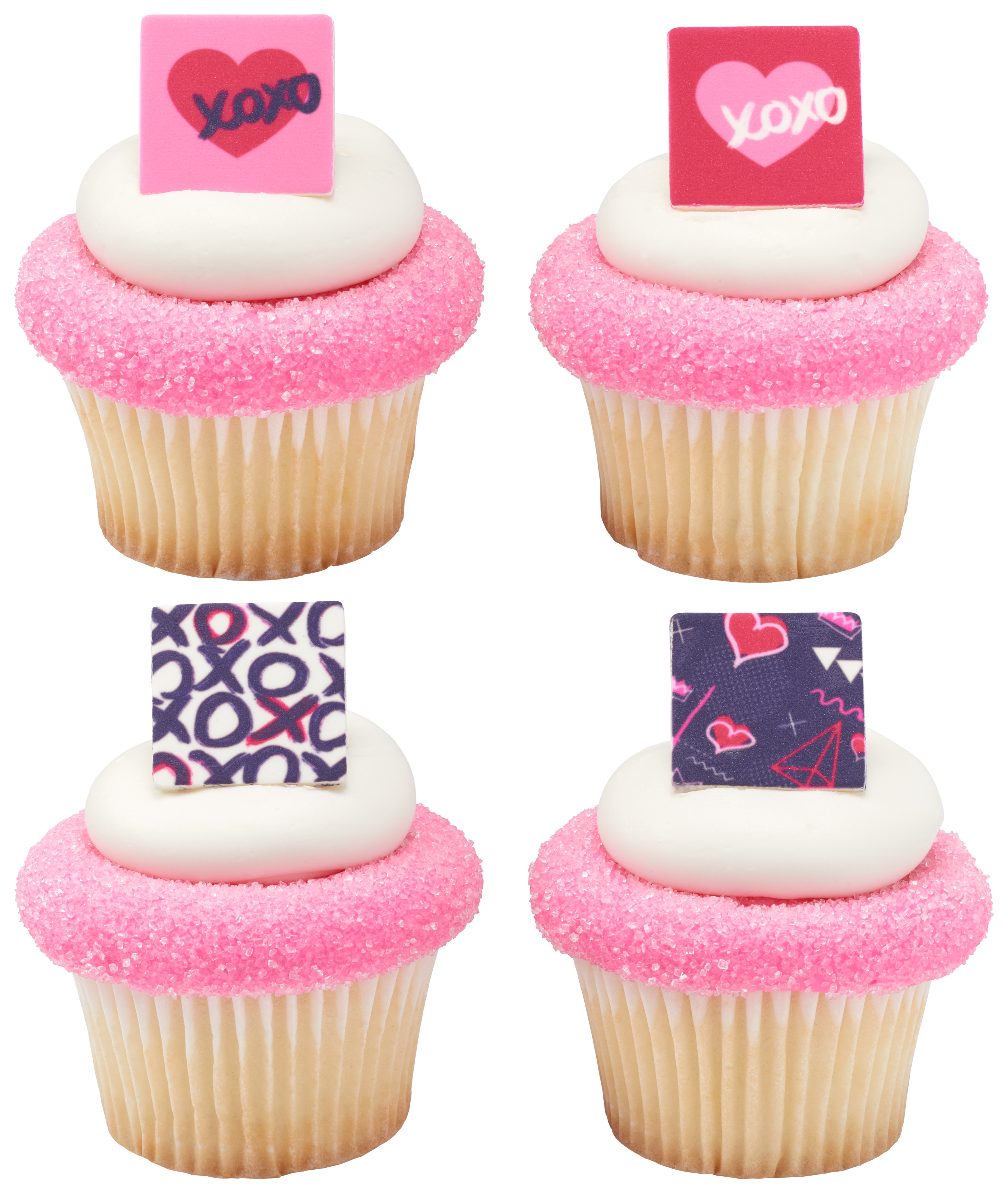 XOXO Love Assortment | Sweet Décor™ Printed Edible Decorations | DecoPac