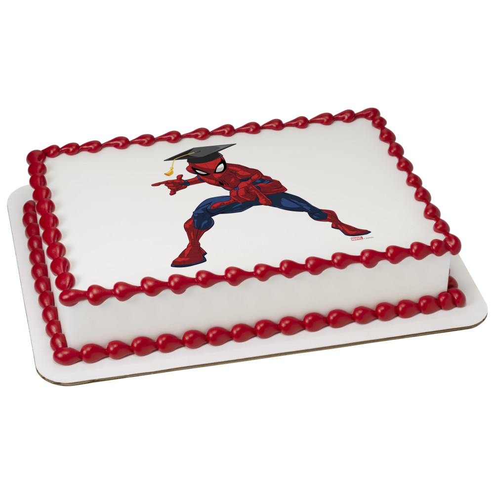 Order Marvel's Spider-Man™ Graduation Edible Image® by PhotoCake® Cake ...