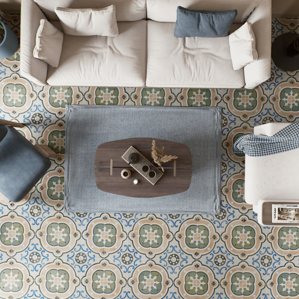 Kings Barna Raval 17-5/8 in. x 17-5/8 in. Ceramic Floor and Wall Tile ...