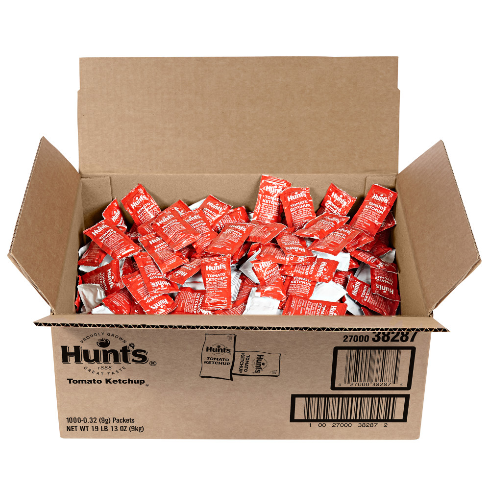 Hunt's Tomato Ketchup Portion Control Packets, 1000/9g | Conagra ...